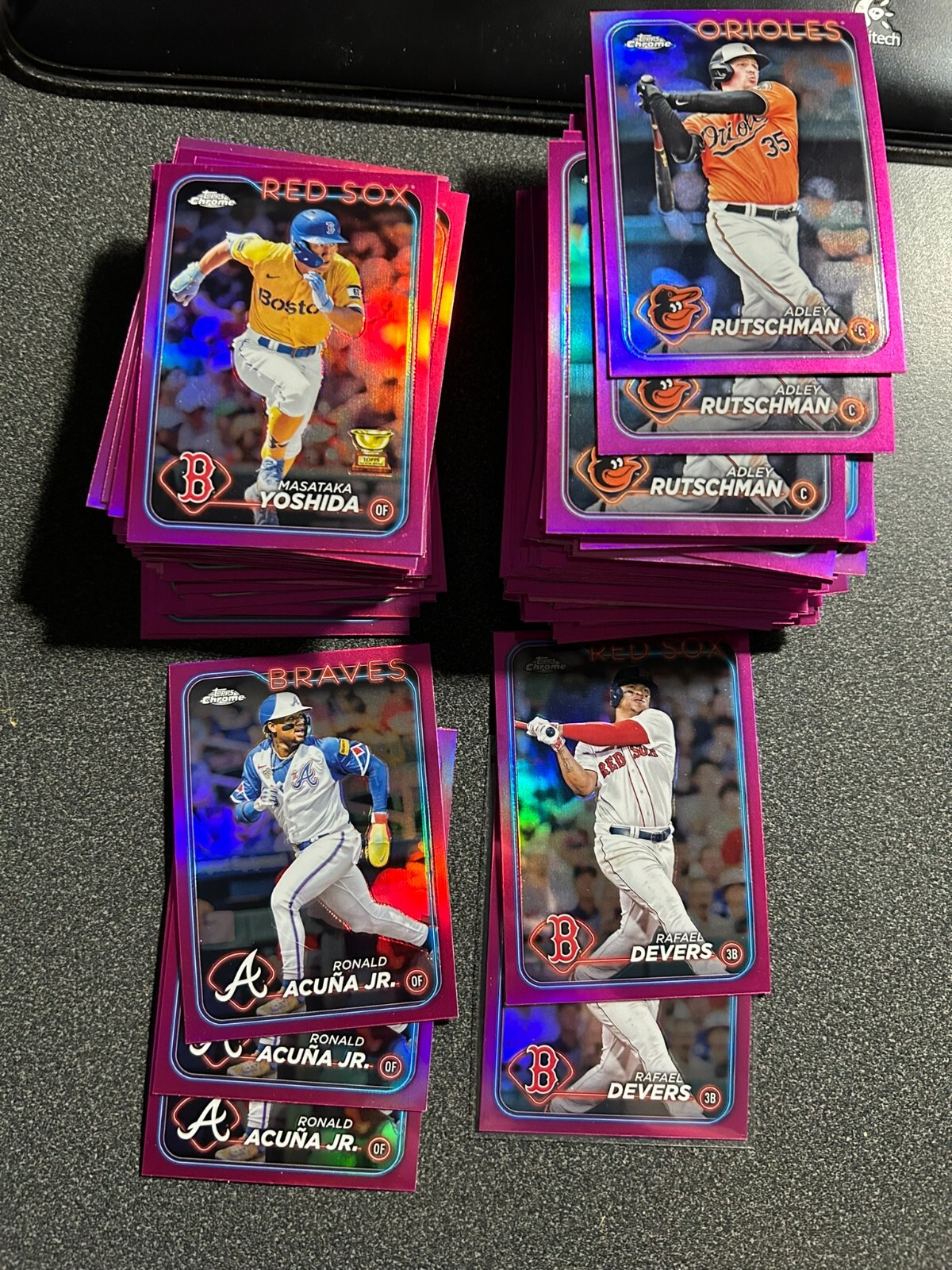 2024 Topps Chrome Baseball Lot of 106 Assorted PINK Refractors | eBay
