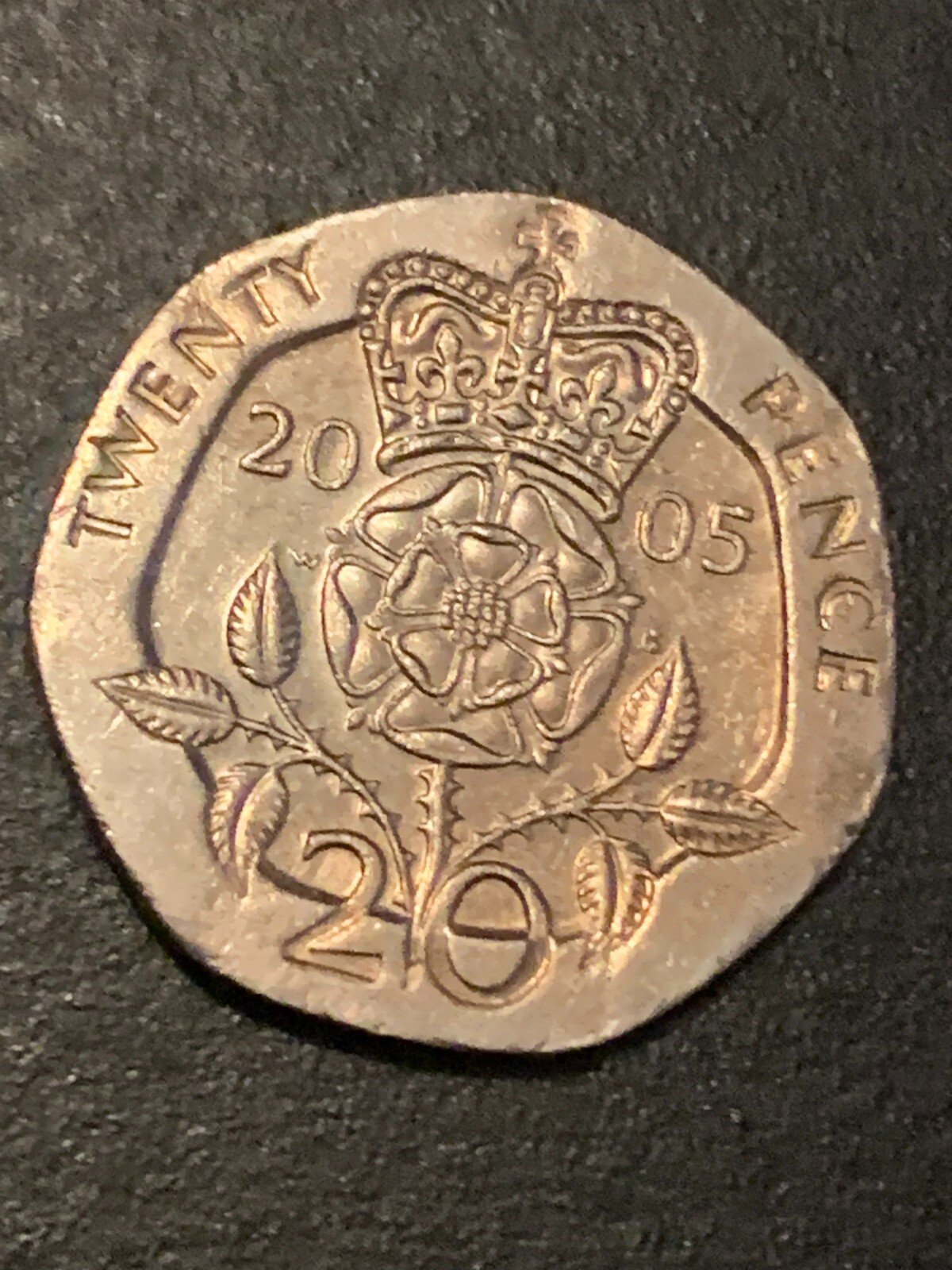 20p coin from 2005 which is extremely rare and in pristine condition ...