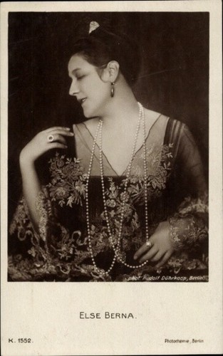 Postcard actress Else Berna, portrait - 4393139 | eBay