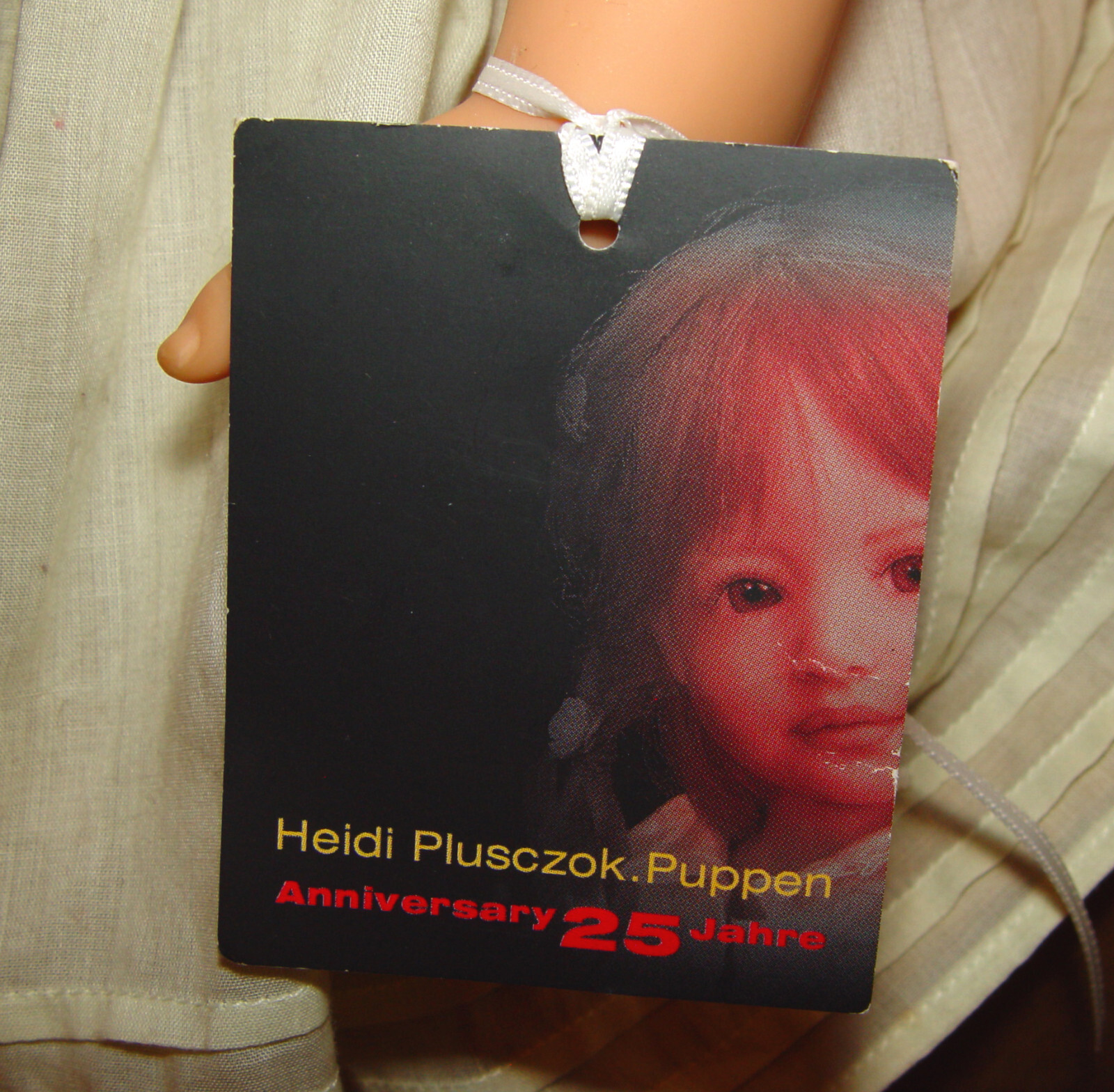 HEIDI PLUSCZOK Limited Edition 101-35 "Scarlett" 23" Sitting Vinyl Doll ...