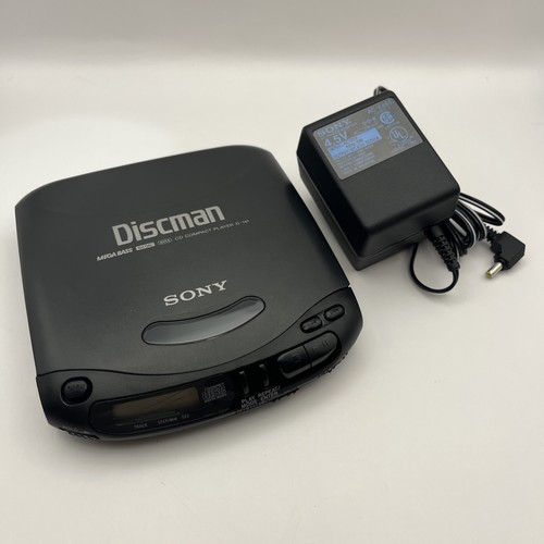 Sony MEGA Bass Personal Portable CD Player DISCMAN WALKMAN D-141 ...