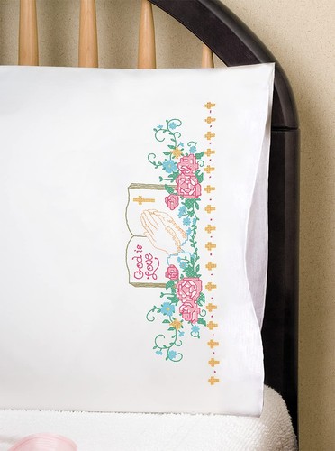 Tobin God is Love Stamped for Embroidery Pillowcases | eBay