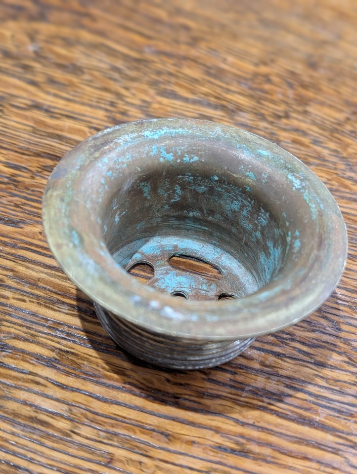 Antique Brass Cast Iron Claw Foot Bathtub Drain Nice Patina! | eBay UK