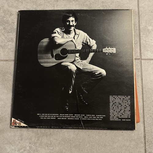 Jim Croce - Life and Times (Vinyl, LP 1973) “One Less Set Of Footsteps ...