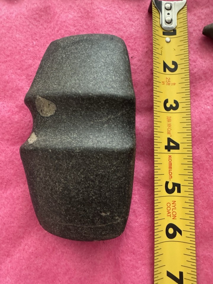 Rare Native American Double Bit Grooved AxeHead | eBay