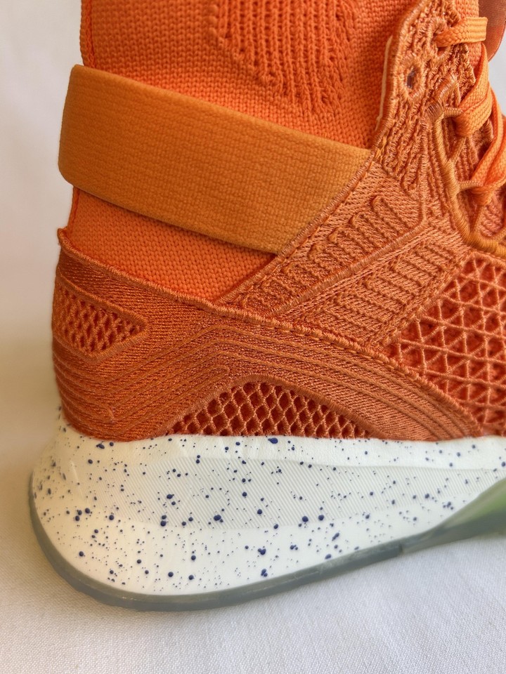 APL Concept X Shoes Mens Size 9.5 High Top Orange Athletic Sneakers | eBay