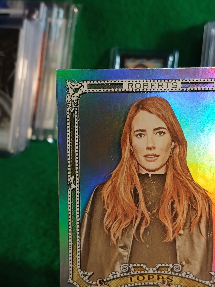 2025 Topps Baseball Allen & Ginter Emma Roberts Silver Portrait #286 ...