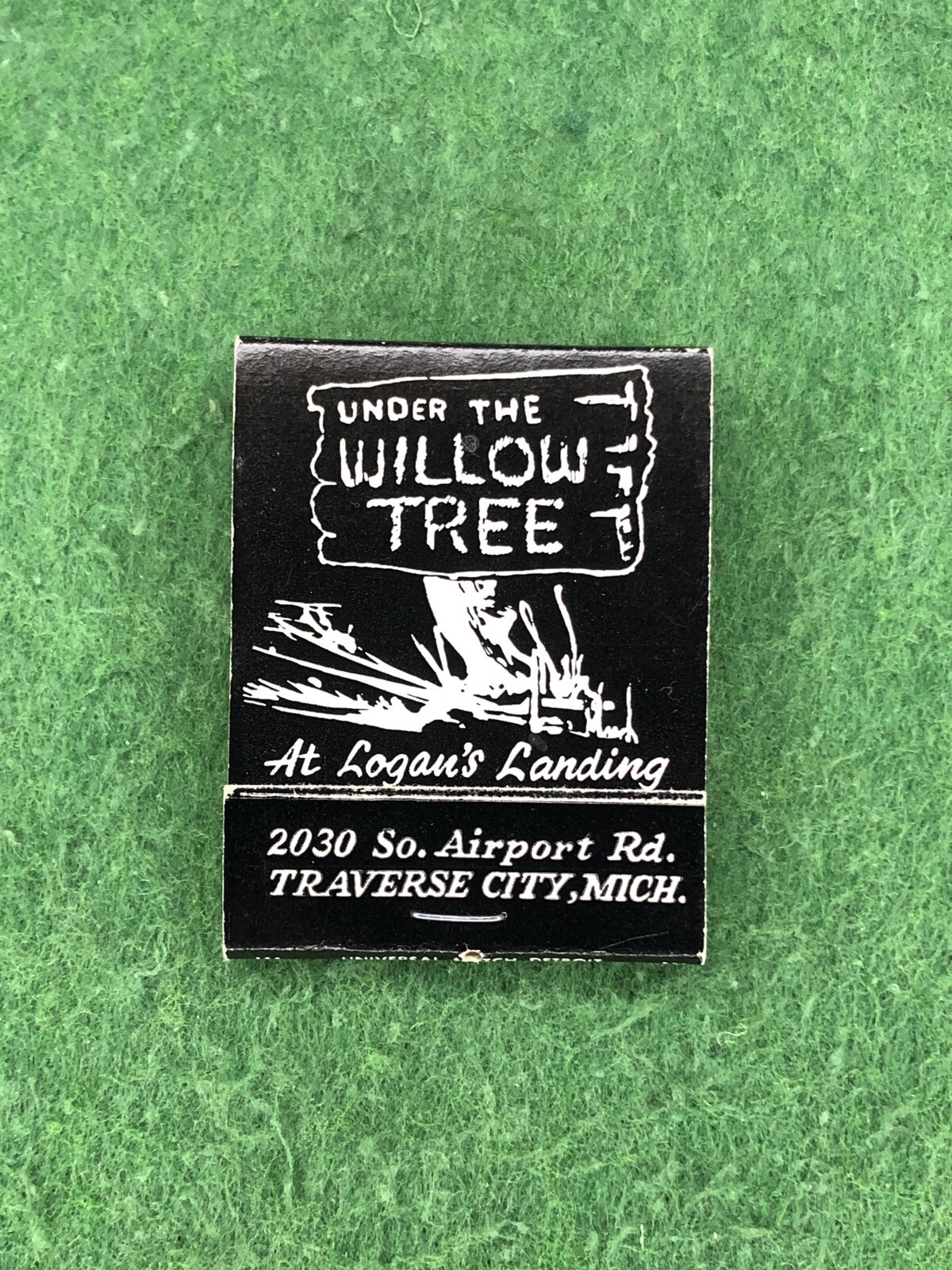 Vtg. Under The Willow Tree Logan’s Landing Matchbook Traverse City MI ...
