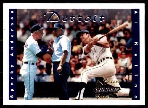 2001 Sunoco Dream Team Sparky Aderso/Al Kaline 102 Baseball Cards #8 OF ...
