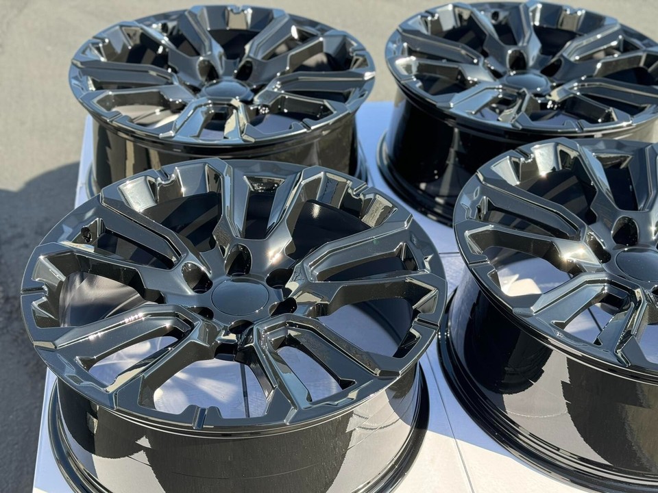 22" Wheels Rims Chevy Silverado 1500 Tahoe GMC Sierra Yukon Factory ...