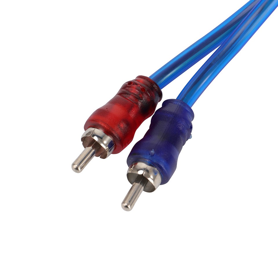1500W Car Audio Cable Kit Amp Amplifier Install RCA Subwoofer Sub ...