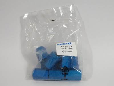 Festo 2255 QM-1/4-1/4 Sleeve Fitting G1/4" Thread 10-Pack ! NWB ! | eBay