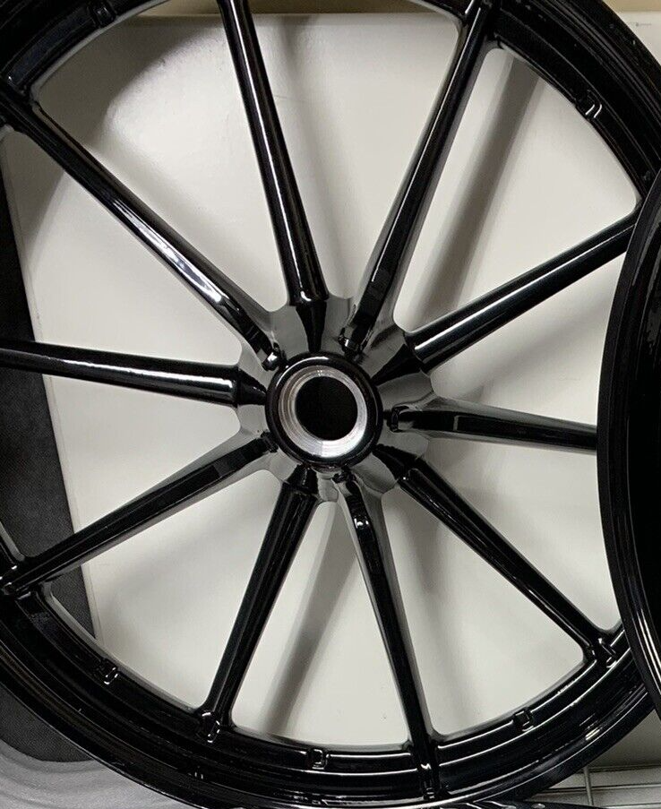 Harley FRONT Breakout Softail FXSB Mag Wheel 2013-23 CUSTOM BLACK RIM ...