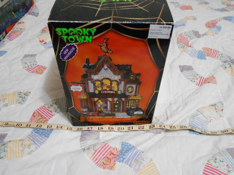 RARE Lemax Spooky Town Collection Halloween Village Sabrina Costume ...