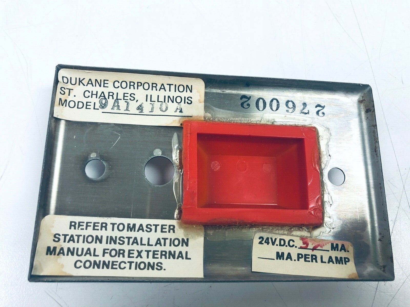 Dukane 9A1410A Nurse Help Call Button Red Cover ONLY | eBay