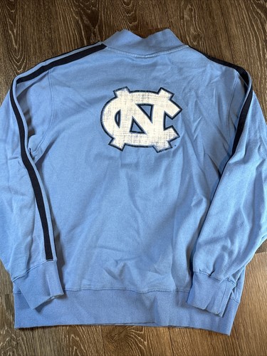 North Carolina Tar Heels 1/2 Zip Pullover Sweatshirt UNC Mens Large ...