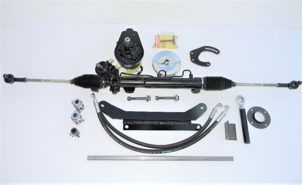71 72 73 Chevy Nova Rack and Pinion Power Steering Conversion SBC, BBC ...