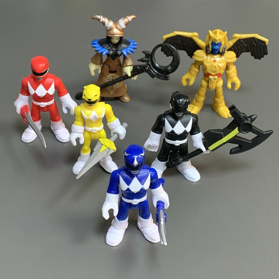 Sets Of Imaginext Super Friends Power Rangers Blind Bags figure Heroes ...