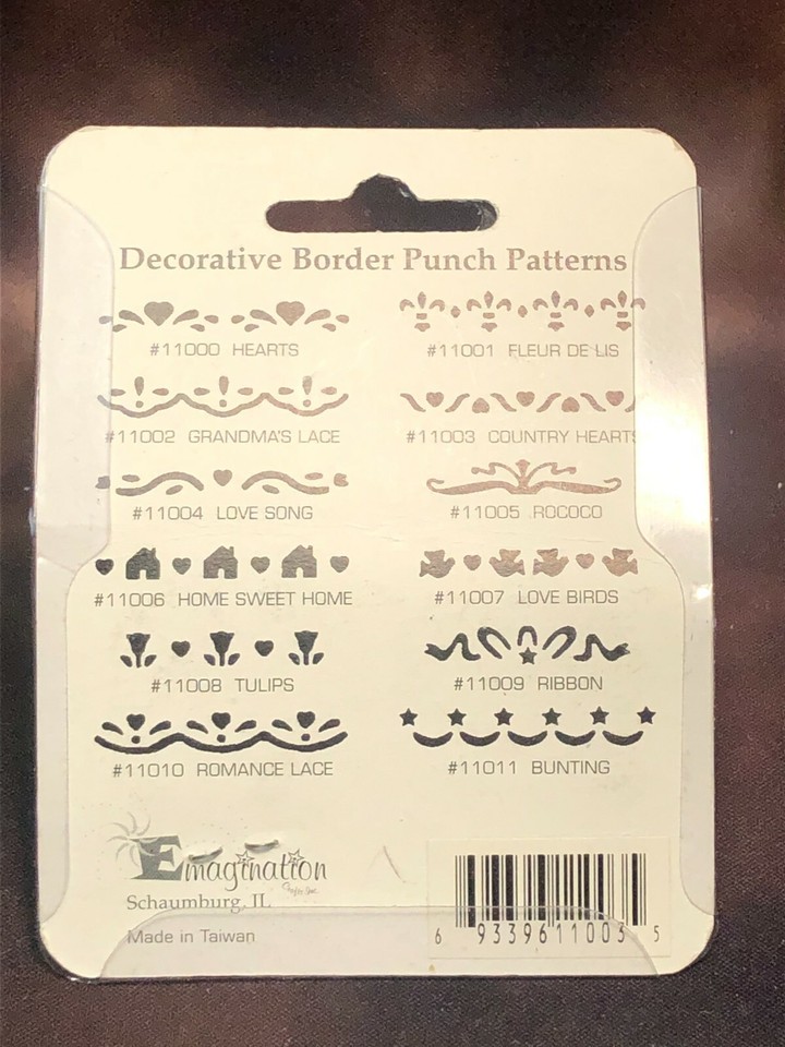 Paper Craft Scrapbooking Emagination Decorative Border Punch LOT 27 | eBay