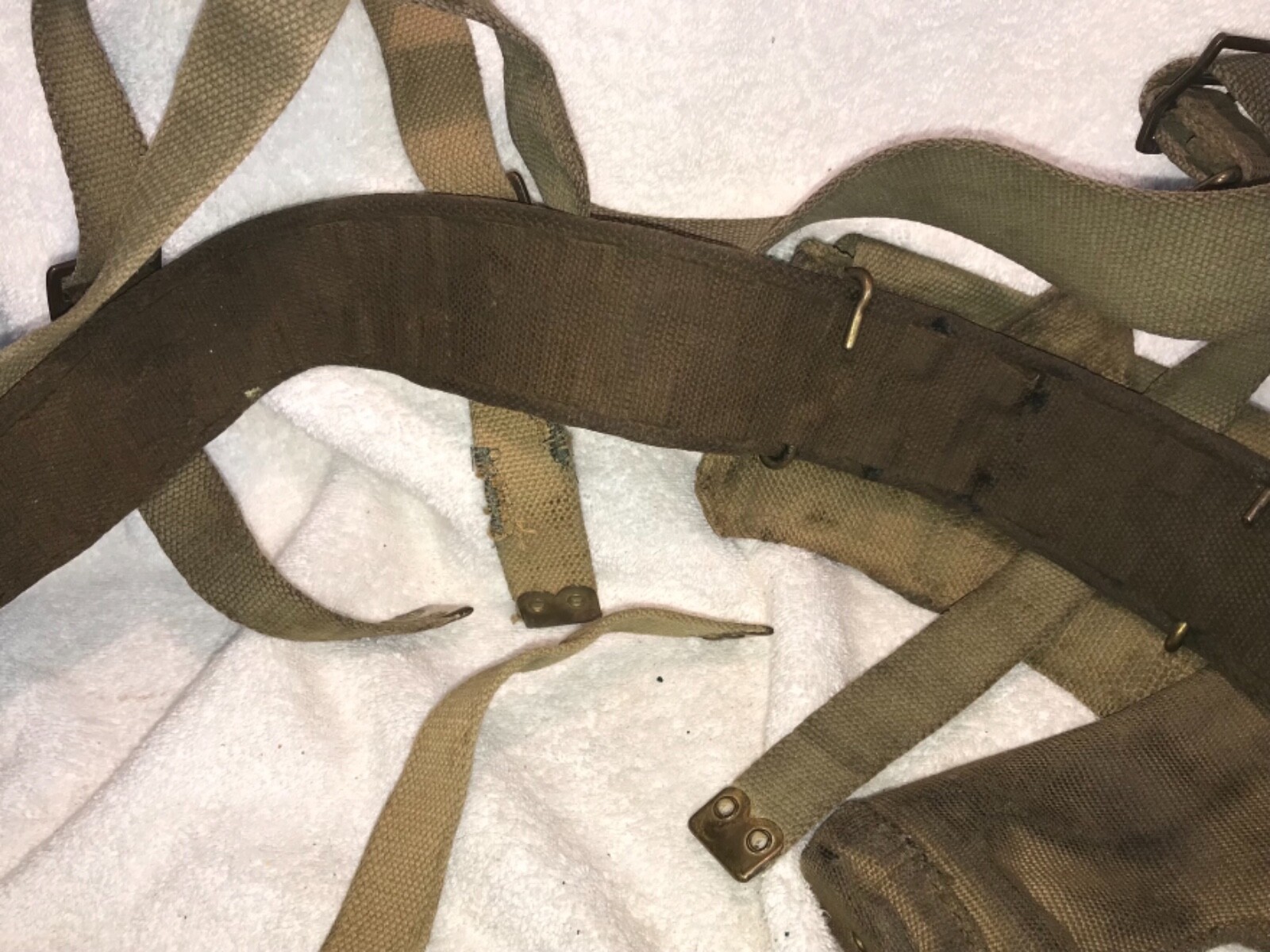 WW2 British Army Officers P37 Web Combat Gear | eBay