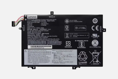 Genuine 01AV463 L17L3P52 Battery for Lenovo ThinkPad L480 L580 L490 L15 ...