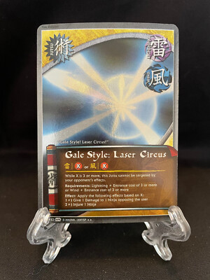Naruto CCG | Gale Style: Laser Circus J-932 | Foil - Rare - First ...