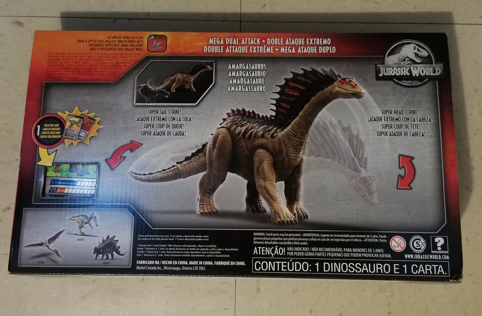 Jurassic World Park Dino Rivals Amargasaurus Brachiosaurus Brontosaurus ...