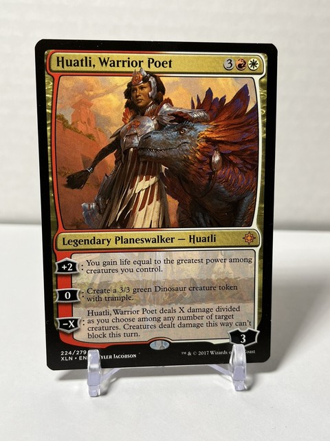 MTG Huatli, Warrior Poet Ixalan 224/279 Regular Mythic for sale online ...