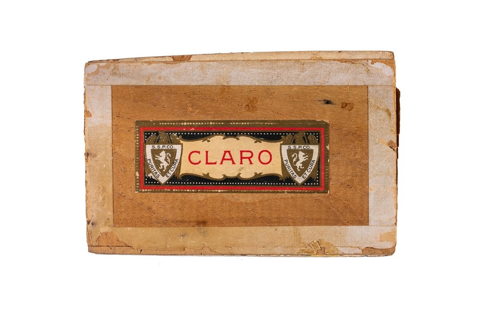 Rare 1910s S.S.Pierce *The Overland” cedar 50 cigar box in very good ...