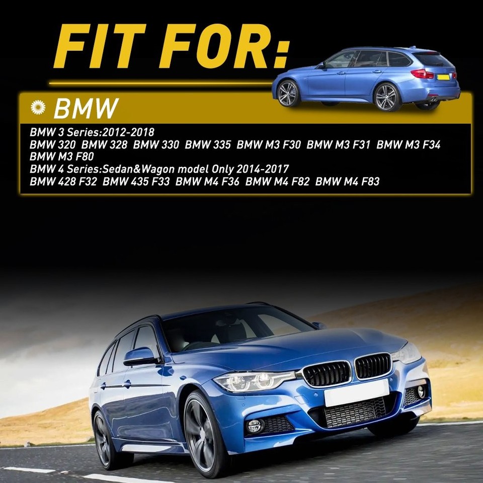 4pcs For BMW F30 F80 F31 Front Left & Right Inner Trim Door Pull Handle ...