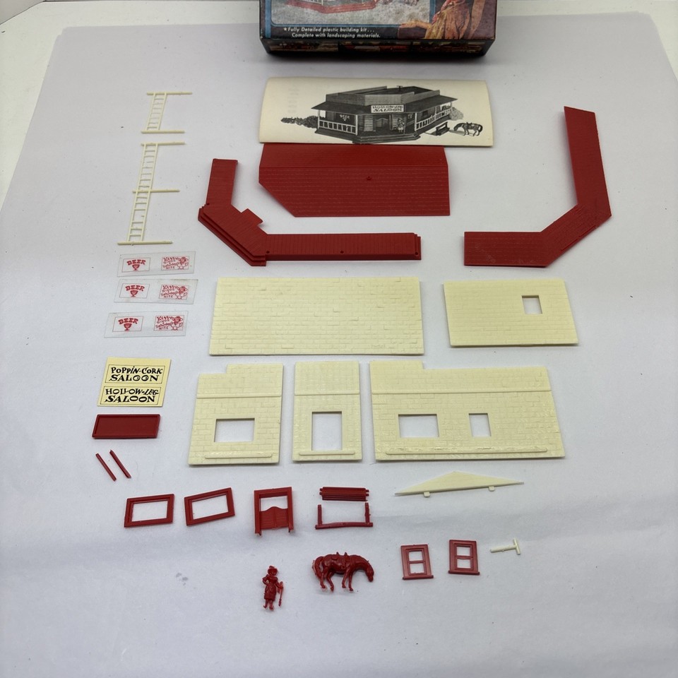 Vtg Tru-Scale Models HO Hollow Leg Town Saloon Kit In Original Box. | eBay