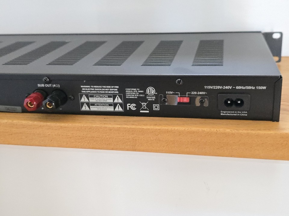 Episode SUB AMP EA-AMP-SUB-1D-110 Power Subwoofer AMP Rack Mount PRO | eBay