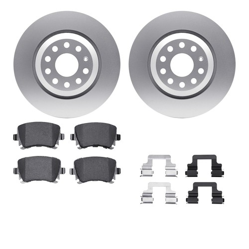 Dynamic Friction 4512-74121 Disc Brake Kit For 08-16 Volkswagen CC ...