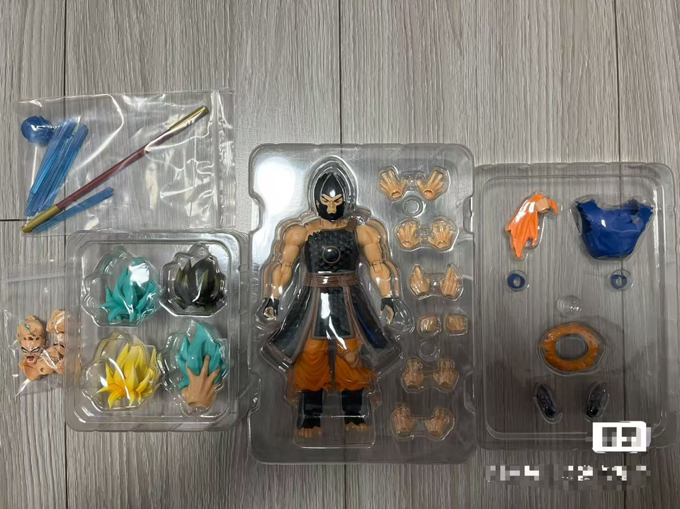 Mythos Anime MA004 1/12 SHF SSB Goku ssj2 Goku BLACK Beast Deities KONG ...