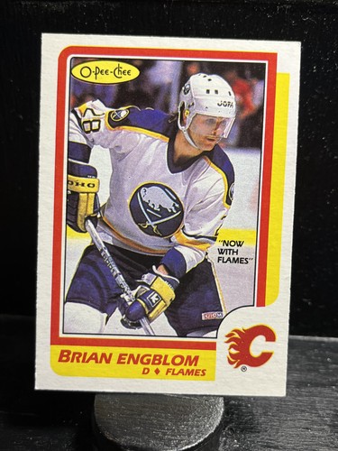 Brian Engblom #40 1986-87 O-Pee-Chee Calgary Flames | eBay UK