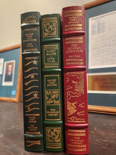 Franklin Library Signed . Amy Tan, John Updike And Anne Tyler | eBay