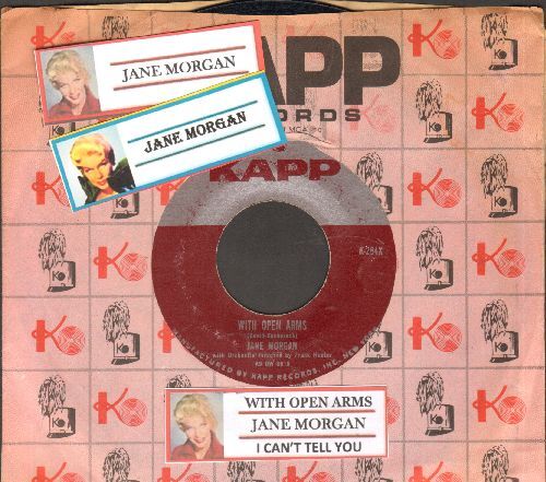 Morgan, Jane - With Open Arms Kapp 284 Vinyl 45 rpm Record | eBay