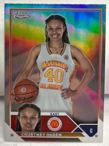 Courtney Ogden 2023 Topps Chrome Mcdonalds Réfracteur Sp #80 - Stanford ...