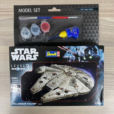 Millennium Falcon Star Wars Revell Nivel 3 Plástico Modelo Kit 1:241 ...