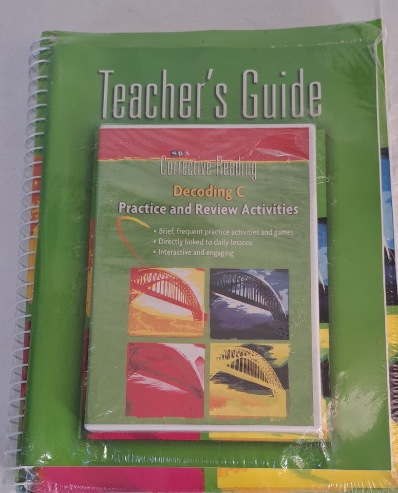 Corrective Reading Decoding Level C, Teacher Materials Package, NEW, CD, 1st Ed 9780076112456| eBay