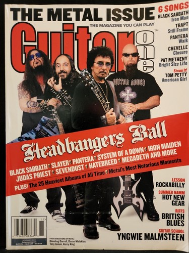 Guitar One Magazine November 2003 Dimebag Darrell Daron Malakian Tony ...