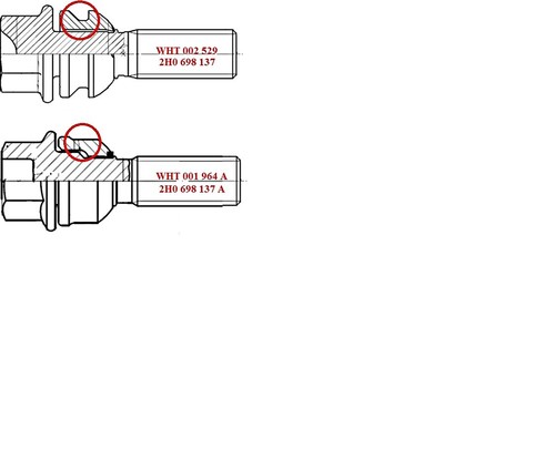 Genuine VW Amarok Campmobile Typ2 Transp. LT wheel bolt WHT002529 | eBay