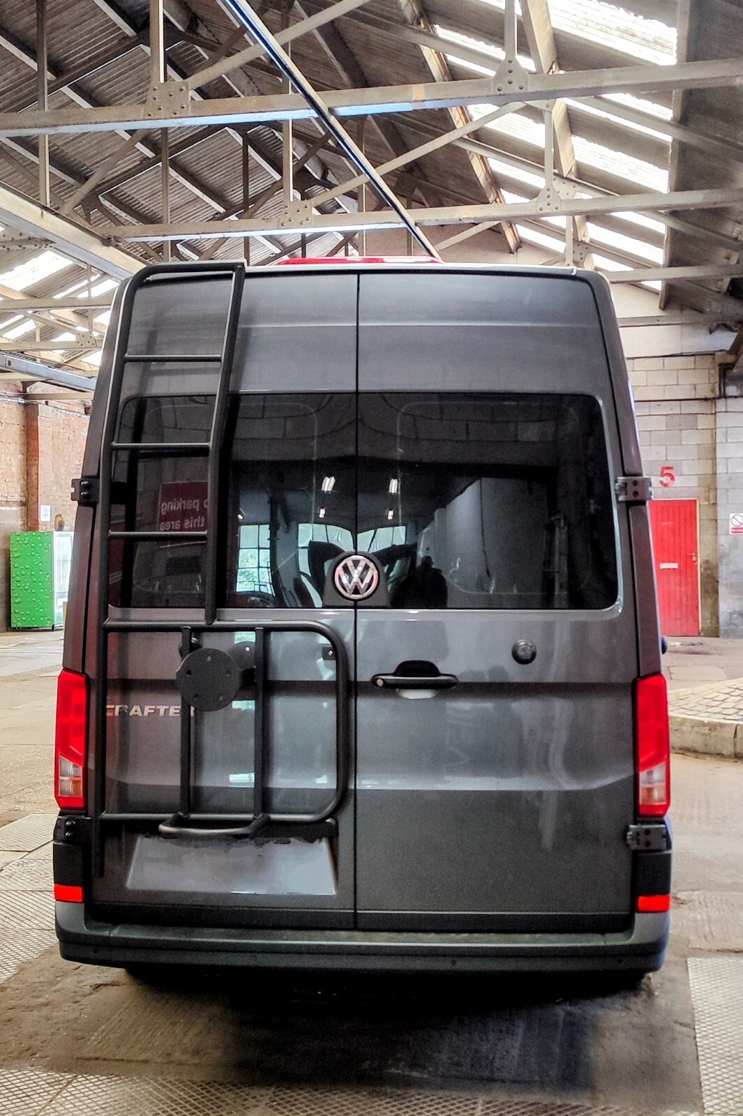 VW Crafter / Mercedes Sprinter/ MAN TGE Wheel Carrier Ladder Combo | eBay