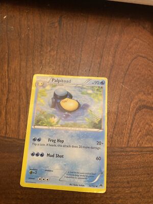 POKEMON Trading Card stage 1 palpitoad hp90 frog hop mud shot 34/122 | eBay