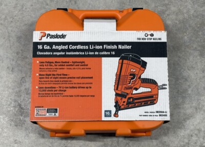 Paslode 902400 IM250A Li-Ion 16 Gauge Angled Finish Nailer - Open Box ...