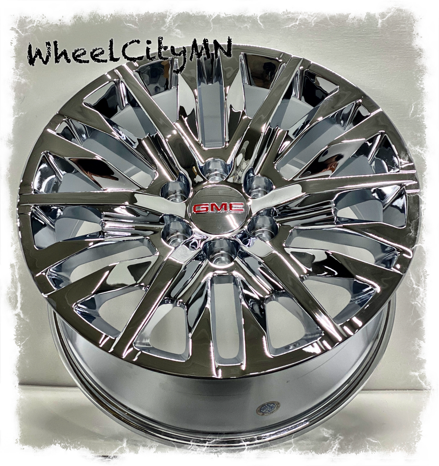 22" chrome OE replica 84437264 rims fits 2022 GMC Sierra Yukon Denali ...
