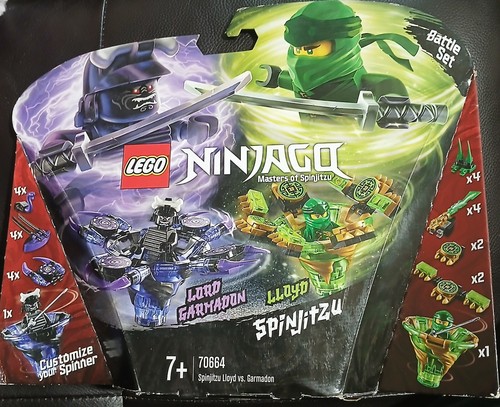 LEGO 70664 Ninjago Spinjitzu Lloyd vs. Lord Garmadon. 2019, Neat Set ...