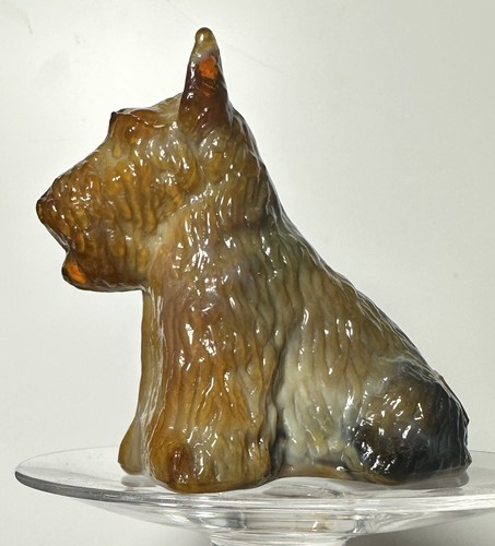 Boyd Glass Duke Scottie Dog Chocolate Slag Special Issue each one ...