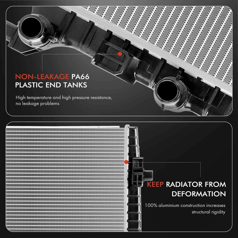 Engine Cooling Radiator for Audi A3 8V VW Golf VII Skoda Octavia III ...