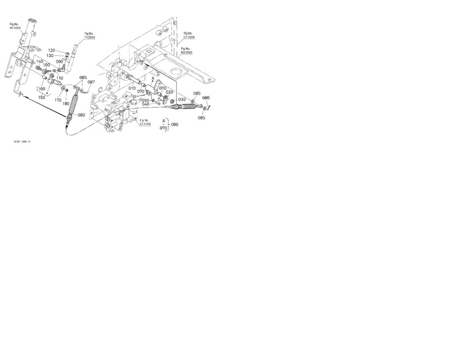 Shuttle Shift Cable Fits Kubota Part # 3C291-34593, 3C291-34594 | eBay